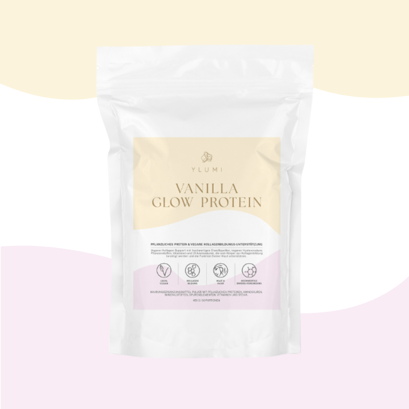 Hol Dir strahlende Haut mit YLUMI VANILLA GLOW PROTEIN