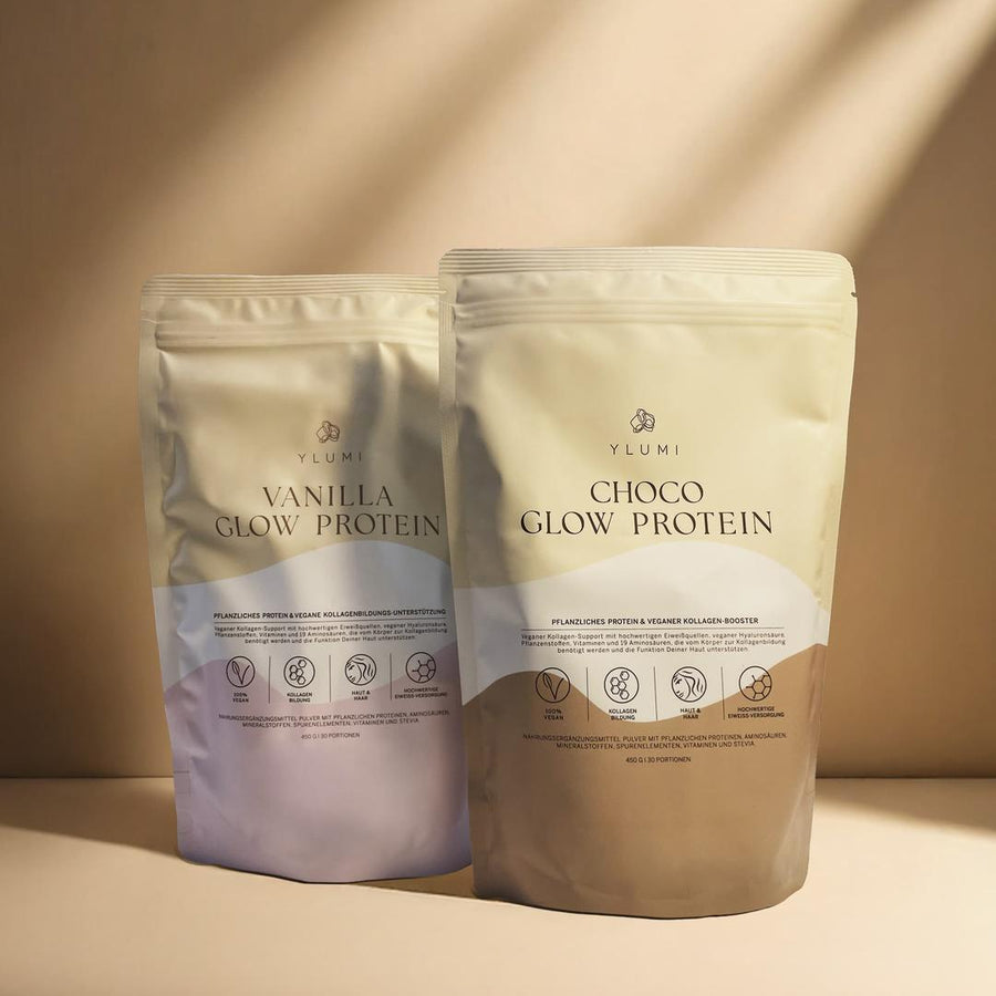 Ylumi Vanilla Glow Protein Vegane Kollagen Unterstüzung 500g ...