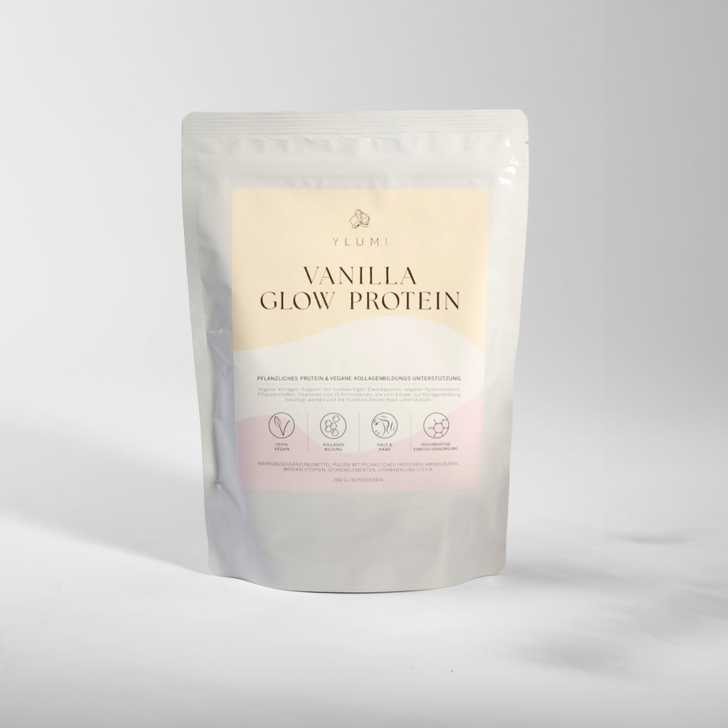 Hol Dir strahlende Haut mit YLUMI VANILLA GLOW PROTEIN