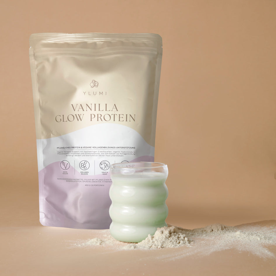 Hol Dir strahlende Haut mit YLUMI VANILLA GLOW PROTEIN